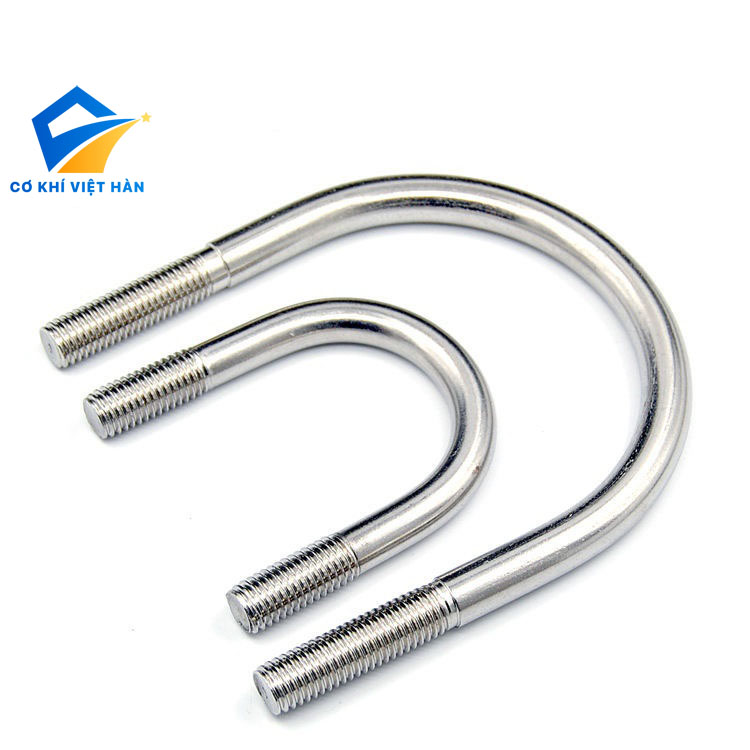 UBOLT INOX M6, M8, M10, M12, M14, M16, CÙM U INOX, BU LÔNG U