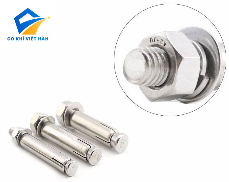 Bu lông nở inox 304 và những điều bạn cần biết, giá bu lông nở inox