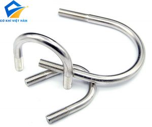 U-BOLT INOX (U BÔN INOX) ÔM ỐNG Φ168 (PHI 168)