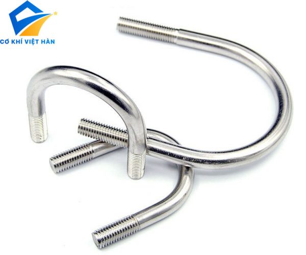 U-BOLT INOX (U BÔN INOX) ÔM ỐNG Φ168 (PHI 168)