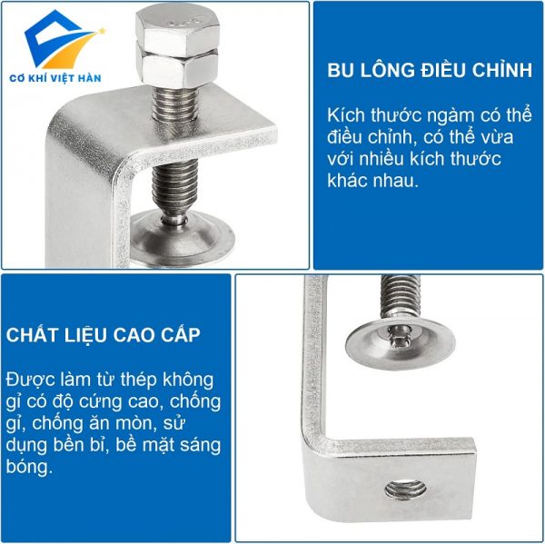 GIỚI THIỆU SẢN PHẨM KẸP CHỮ C INOX